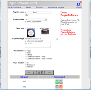 Pager-Software – Apronti Pager